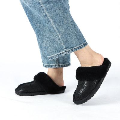 Fluffy Rabbit hair Home Slippers Women Comfort Furry Flat Female solid color Slippers ladies bedroom house shoes