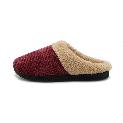 wholesale Customized ladies Chenille Knit Warm House Slippers with Soft jirong Lining Indoor Slipper For Women custom shoes