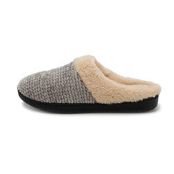 wholesale Customized ladies Chenille Knit Warm House Slippers with Soft jirong Lining Indoor Slipper For Women custom shoes