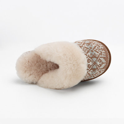 2021 New Trend Fashion children home bedroom slippers Winter  Wool house shoes For Kids luxury fur slippers