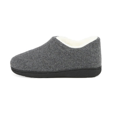 women Tweed Memory Foam Winter Slippers Slip-on House Shoes solid color Indoor Outdoor floor slippers