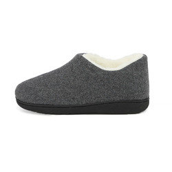 women Tweed Memory Foam Winter Slippers Slip-on House Shoes solid color Indoor Outdoor floor slippers