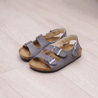 Summer Children Slipper Shoes Open Toe Unisex Outdoor  Artificial PU