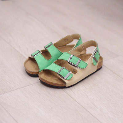 Summer Children Slipper Shoes Open Toe Unisex Outdoor  Artificial PU