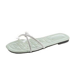 High quality summer Sandals women Luxury Custom Comfortable sparkling rhinestone decoration Ladies Beautiful Wedge Slippers