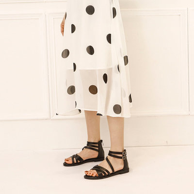 women's sandals new style Classic Women beach casual Shoes fashion slippers with Adjustable back Zipper