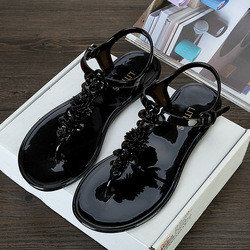 Hot sale ladies summer slippers beach casual shoes fashion footwear non-slip flat sandals for women wholesale