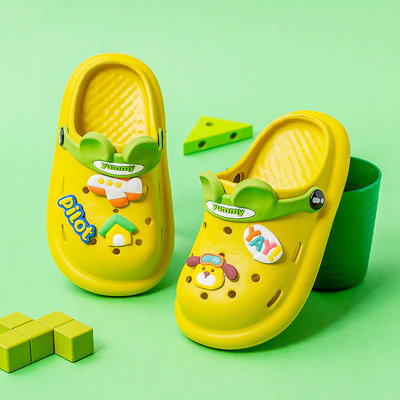 Cute Cartoon Children Slipper Shoes Summer Outdoor Non Slip