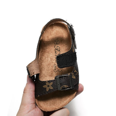 New products children cork summer sandals women hot sale beach casual shoes soft sole flowers slippers baby boy shoes