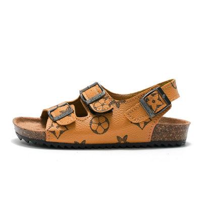 New products children cork summer sandals women hot sale beach casual shoes soft sole flowers slippers baby boy shoes