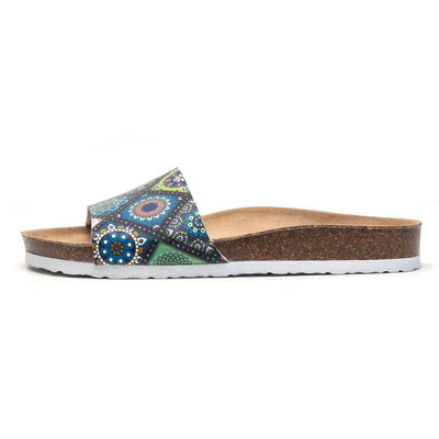 Thick Leather Stylish Ladies Sandals Leisure Breathable Open Toe Rubber