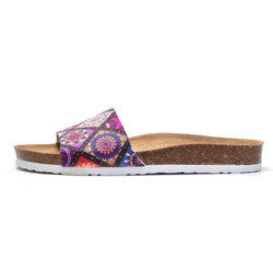 Thick Leather Stylish Ladies Sandals Leisure Breathable Open Toe Rubber
