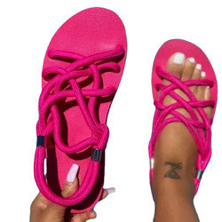 Factory price new 2022 summer flat sandals beach casual shoes non-slip slippers for women and ladies wholesale
