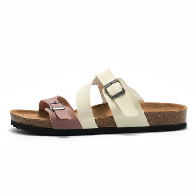 2022 spring ladies cork slippers fashion men beach casual shoes breathable non-slip summer sandals women