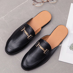 Flat Casual Men Casual Footwear British Style Leather  Formal