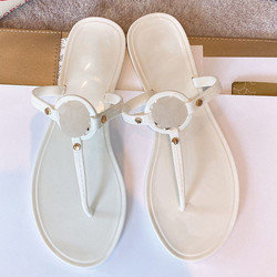 2022 New Style Jelly Slippers Summer Sandals Women Latest Lady Footwear outdoor beach Flip Flops wholesale