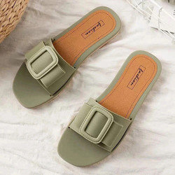 New design 2022 summer sandals women fashion open toe outdoor casual shoes soft sole flat slide slippers