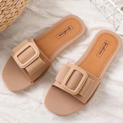New design 2022 summer sandals women fashion open toe outdoor casual shoes soft sole flat slide slippers
