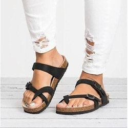 Wholesale Fashion Summer Sandals women New Design Flat Casual Shoes footwear solid color flip-flops slippers in stock