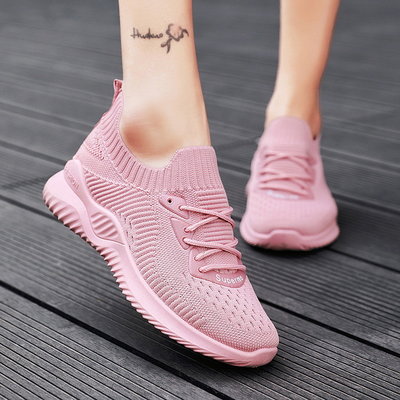 Breathable Women Casual Flat Shoe Outdoor Sports Fitness Walking