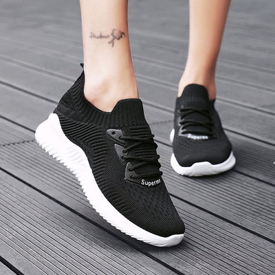 Breathable Women Casual Flat Shoe Outdoor Sports Fitness Walking
