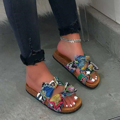Hot Sale Wholesale 2022 new fashion bowknot sandals women wear-resisting non-slip slippers Casual Breathable Shoes
