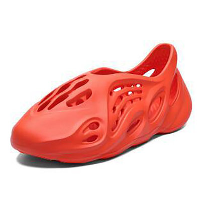 Wholesale Summer Fashion trend couple Slippers Beach Flat Sandals solid color casual breathable Shoes for women and men