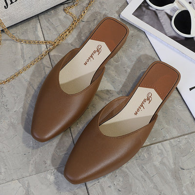 Simple sandals outdoor closed toe shoes summer and autumn fashion flat non-slip casual slippers wholesale casual shoes woman