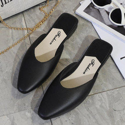 Simple sandals outdoor closed toe shoes summer and autumn fashion flat non-slip casual slippers wholesale casual shoes woman