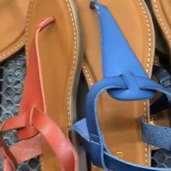 2022 Summer new design beach non-slip Slippers large size women flip flops fashion flat T-Strap sandals