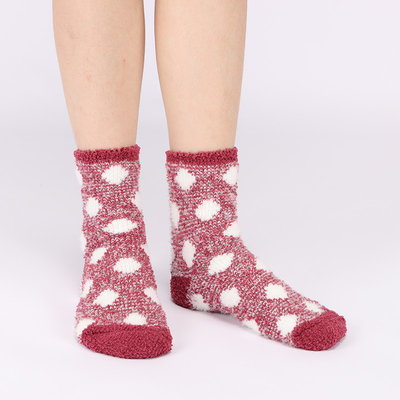 2021 new Winter Super Soft Warm Cozy Fuzzy Socks Premium Thermal medium length Slippers Socks non skid fashion socks