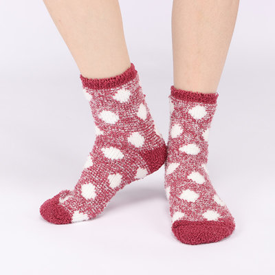 2021 new Winter Super Soft Warm Cozy Fuzzy Socks Premium Thermal medium length Slippers Socks non skid fashion socks