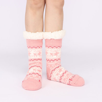 hot sale new popular  women thick warm thermal winter anti slip home slippers floor christmas socks in stock