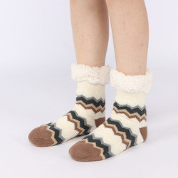 Wholesale women Cheap Fuzzy short Slipper Socks Adult Cute Custom Winter house Indoor Floor Anti Slip designer socks