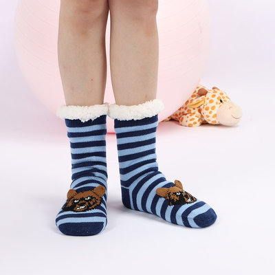 cute Cartoon Thick warm fleece Mid-calf Length Women Knitted Socks Winter Comfortable Soft Room Shoe Socks slipper socks