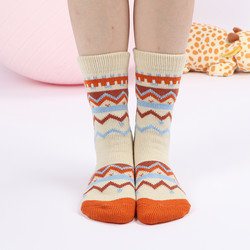 Girls Cute animal Pattern Warm Winter designer socks Super Soft Cozy Fuzzy Fluffy Fleece Lined Slipper Socks with Grippers
