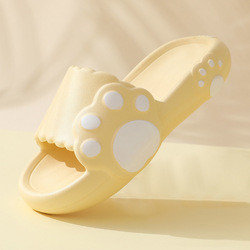 Slippers women summer home thick bottom non-slip indoor shoes wholesale couple household bear claw men flat sandals
