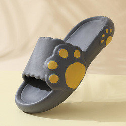 Slippers women summer home thick bottom non-slip indoor shoes wholesale couple household bear claw men flat sandals