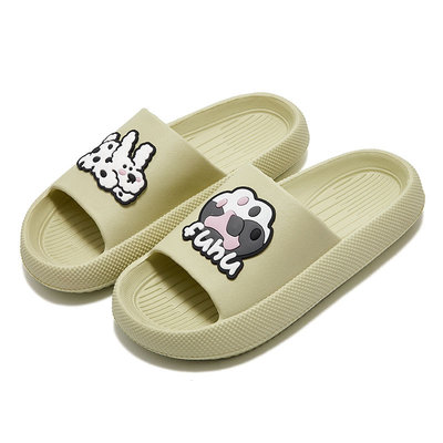 Cute Cartoon slippers women indoor and outdoor fashion Men sandals couple Dalmatians summer home cheap ladies shoes