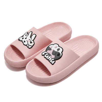 Cute Cartoon slippers women indoor and outdoor fashion Men sandals couple Dalmatians summer home cheap ladies shoes