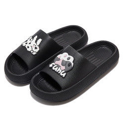 Cute Cartoon slippers women indoor and outdoor fashion Men sandals couple Dalmatians summer home cheap ladies shoes