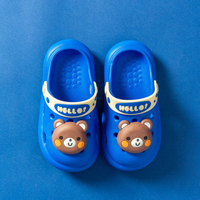 2021 new arrival children's sandals cute cartoon hole shoes casual comfortable and soft kids home slippers indoor