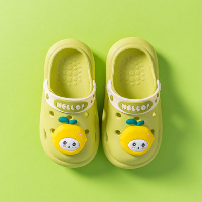 2021 new arrival children's sandals cute cartoon hole shoes casual comfortable and soft kids home slippers indoor