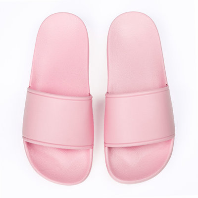 Wholesale High Fashion Sandals custom Logo Summer Men PVC Nude color slippers New Designs Flat women home indoor shoes slides