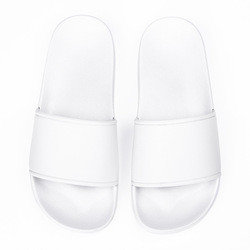 Wholesale High Fashion Sandals custom Logo Summer Men PVC Nude color slippers New Designs Flat women home indoor shoes slides