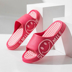 2022 hot sale new fashion cute flat sandals for Men summer home bathroom couple smiley indoor women slippers