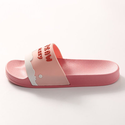 Hot sale New women slippers summer home shoes bath non-slip cute cartoon couple fruit indoor summer flat sandals