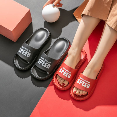 Best selling new style custom couple sandals summer household soft-soled non-slip wear-resistant bath slippers