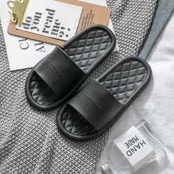 2021 summer solid color sandals for couples indoor bathing waterproof non-slip slippers soft and durable flip-flops