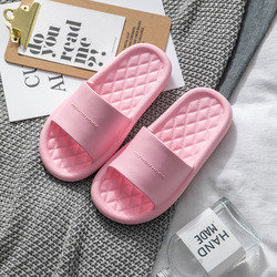 2021 summer solid color sandals for couples indoor bathing waterproof non-slip slippers soft and durable flip-flops